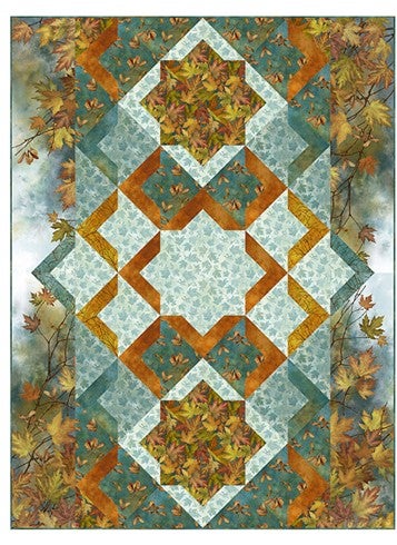 Quilt Kit Top Windswept Northcott Autumn Splendor 60" x 80" | ABBI MAYS ...