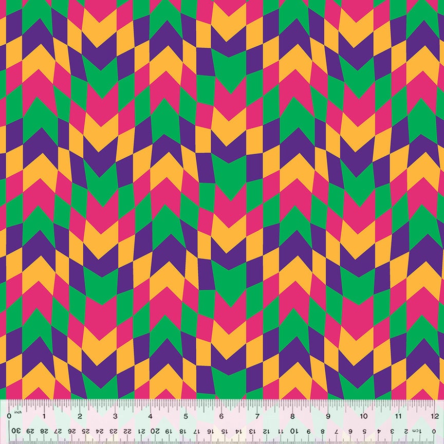 Chick Chicka Boom Boom Windham Fabrics 53816-2 Wiggle Jiggle Zig Zag Tree Green | ABBI MAYS ...